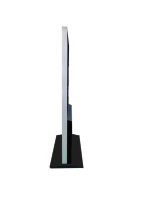 China Floor stand double screen Android wifi metal touch screen kiosk 65 inch for sale