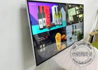 China Restaurant Ceiling Mount Frameless Menu Board Wifi Digital Signage with Android System for sale