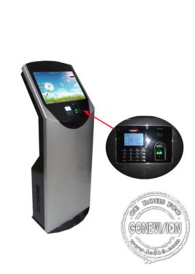 China Interactief Kioskentouch screen 19 22 Venstersos van Duimandroid Vertoning voor Informatievraag met Kaartsensor of Thermische Printer Te koop