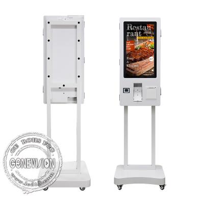 China 24 Inch 32 Inch Self Service Kiosk Touch Payment Restaurant Ordering Machine for sale
