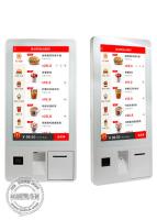 China 32 Inch Lcd Touch Screen Self Checkout Kiosk Pos Machine Card Reader Terminal System for sale