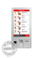 China 32 Inch Lcd Touch Screen Self Checkout Kiosk Pos Machine Card Reader Terminal System for sale