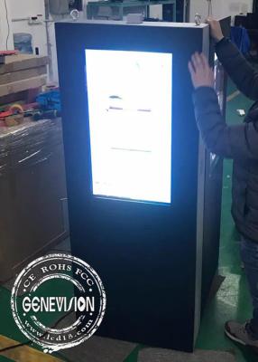 China Exhibición lateral doble de la publicidad al aire libre, pantalla dividida de Digitaces de la actualización externa de la señalización USB en venta