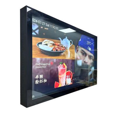 China Cinema 55 polegadas de alumínio super fino Dissipação de calor LCD de publicidade ao ar livre em 2000nits for sale