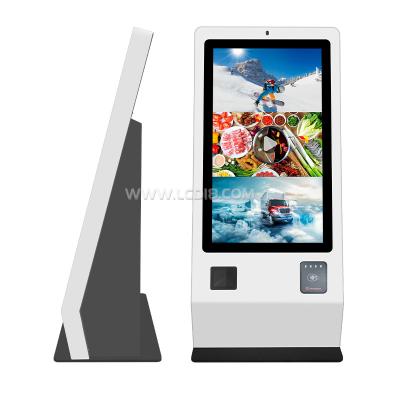 FCC 24インチセルフサービス決済キオスク 5MP カメラ カウンター ホテルキオスク