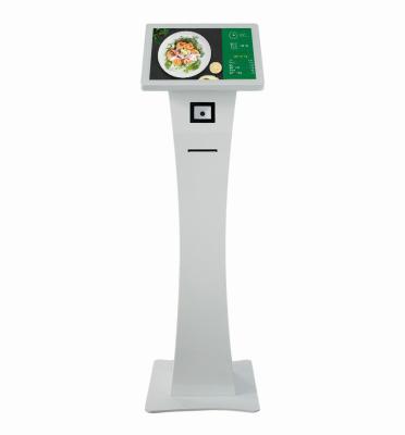 China Free Standing 21.5 Touchscreen Self Service Kiosk With Thermal Printer for sale