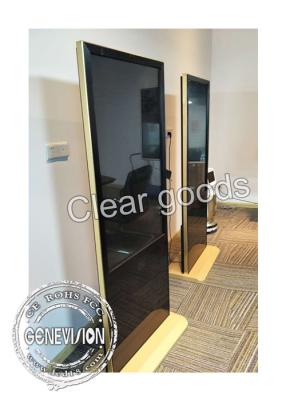 중국 55inch 지면 서 있는 터치스크린 간이 건축물, 선수 광고를 위한 LCD 디지털 방식으로 Signage 판매용