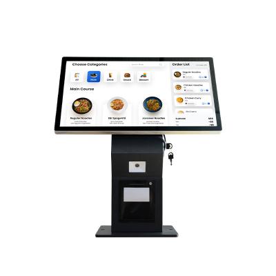 China 21.5 polegadas Desktop capacitivo touch screen auto-serviço automático de pedidos quiosque à venda