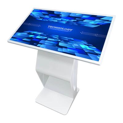 China 43" PC Android de pie en el piso Todo en una pantalla táctil Información de verificación Quiosco para Museo en venta