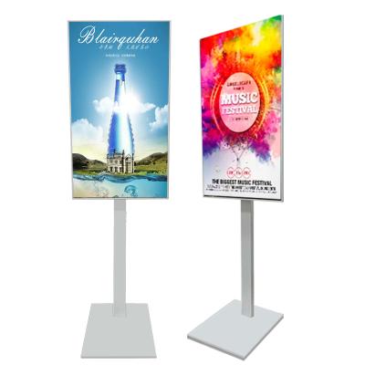 China 32"/43"/55"/65" Full HD Floor-Standing Digital Signage Display with Adjustable Stand - 1080P Commercial LCD Screen for Indoor Advertising for sale