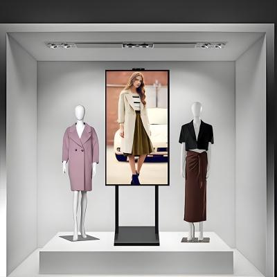 China 49" 2K 4K 1000-2500nits High Brightness Shop Window LCD Advertising Totem for sale