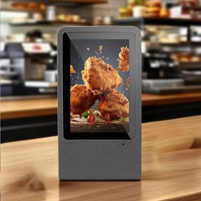 China L-förmiger 10,1-Zoll-Super-Slim-LCD-Touchscreen-Kiosk-Tisch-Werbedisplay für den Einzelhandel zu verkaufen