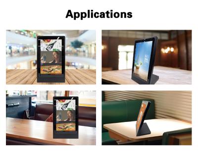 Китай 15.6 дюймовый настольный верх L напечатанный LCD PCAP Touch Digital Signage Display портативный сенсорный экран меню Монитор для ресторана и розничной торговли продается