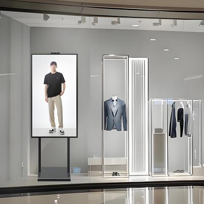 China 49 Inch High Brightness Floor Stand LCD Screen Digital Signage Advertising Display Kiosk for sale