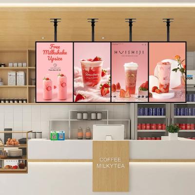 China Display de menú digital de 43 pulgadas montado en la pared para restaurantes en venta