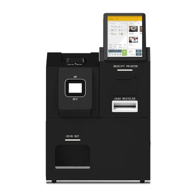China 10.1 Inch Touch Screen Cash Register Machine with Cash Coin Change Function - Automatic Payment Terminal Display Screen Signage for sale