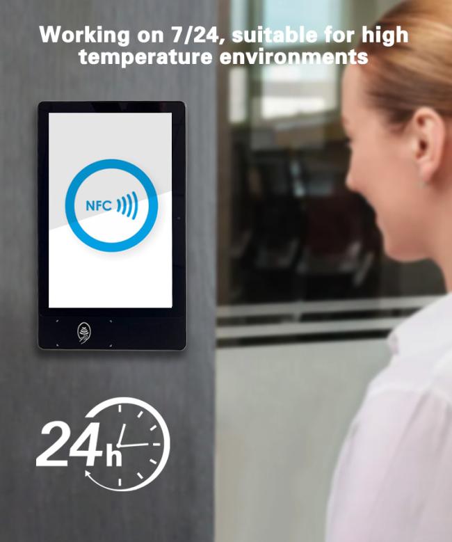 Touch Panel PC side view showing ports