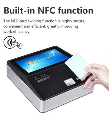 China 13.3" 15.6" Inch Touchscreen Industrial Panel PC All-In-One PC with Win10 Android OS Fingerprint Reader Card Reader NFC/RFID for sale