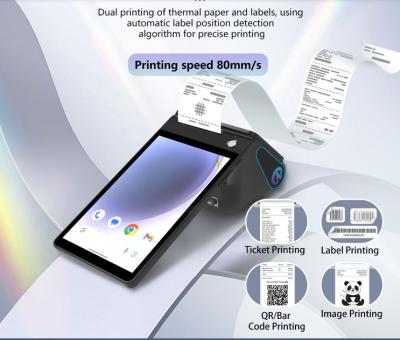 China Android Screen 58mm Printer Nfc Cash Register 8 Inch 3GB+16gb/32gb Handheld Pos Systems Epos Machine Terminal for sale
