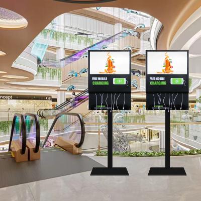 China 15.6/ 21.5 Inch Advertising LCD Displayer Charging Station for Mobile Phone for sale