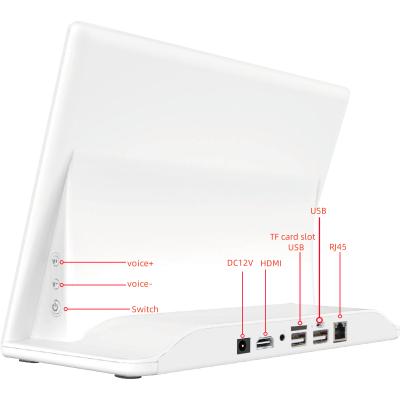 Chine PC tout-en-un Android de 10,1 pouces avec écran tactile capacitif, NFC / RFID &amp; RJ45 pour le kiosque de vente au détail à vendre