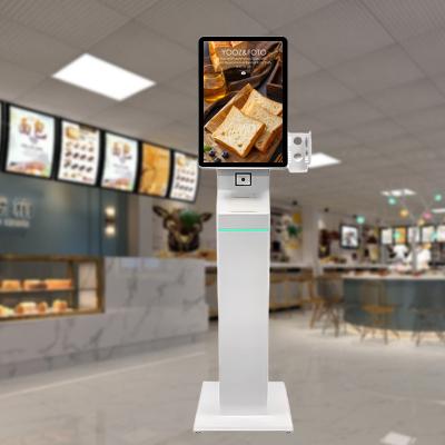 China 15.6 21.5 inch 3 in 1 Wall Standing Desk Self Service Kiosk Used For Self Contactless Payment for sale