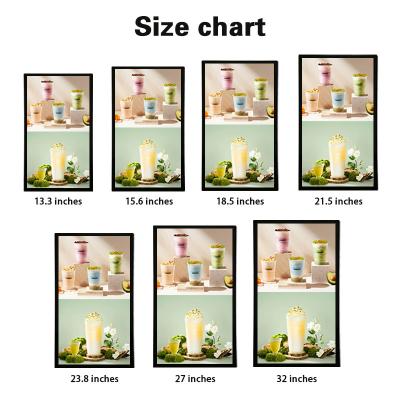 China 13.3 to 32 inch Hospital Wall Mount Smart Door Wifi Digital Signage for Elevator for sale