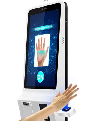 China 24inch Palm Vein Recognition Payment Touch Screen Kiosk with Android Win 11 System for sale