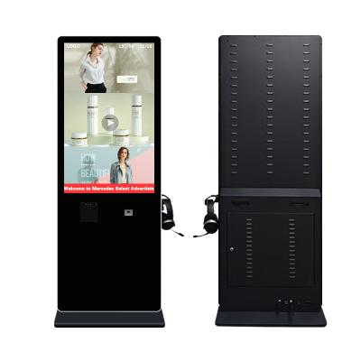 China 43-inch Nano-film Touch Floor-standing Kiosk with Headphone for sale