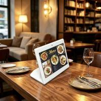 China 10.1 Inch Android 11.0 L-Shaped Tablet with 10-Point PCAP Touch Screen for Digital Signage for sale