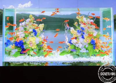 China 4K UHD 55'' LG Wall Mounted Digital Signage 0.44mm Bezel Ultra Narrow Virtually Seamless for sale