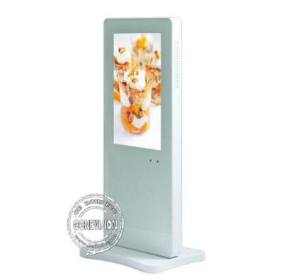Indoor 10.1 Inch Floor Standing Digital Signage Connect U Disk To Display Advertising