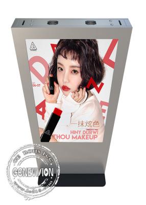중국 86" 웹 카메라를 가진 1개의 터치스크린 이중 측에서 방수 디지털 방식으로 Signage PC 전부 판매용