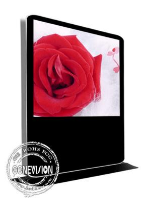 중국 조경 광고 스크린 간이 건축물 디지털 방식으로 Signage 안드로이드 와이파이 독립 구조로 서있는 65 인치 판매용