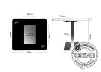 China 22 Inch Interactive Touch Screen Kiosk Coffee Touch Table Support Wireless Charging for sale