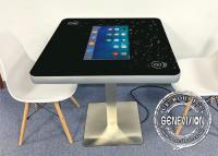 China 22 Inch Interactive Touch Screen Kiosk Coffee Touch Table Support Wireless Charging for sale
