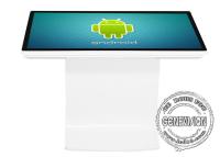 China Spill Proof Capacitive Self Help Kiosk Wifi Innovative Interactive Touch Table for sale