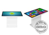 China Spill Proof Capacitive Self Help Kiosk Wifi Innovative Interactive Touch Table for sale