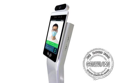 중국 8" 온도 탐지 감지기를 가진 EU 건강 부호 스캐너 AI 사진기 똑똑한 통행 LCD 스크린 판매용