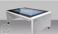 China 2K 43 Inch Multi Point Capacitive Touch Multimedia Demonstration Table for sale