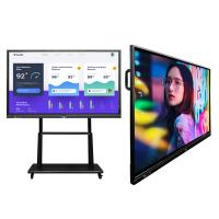 China Totem 4K 20 point touch screen interactive kiosk for sale