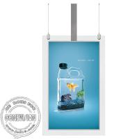 China Double Sided OLED Super Slim Ceiling Mounted Signage for sale