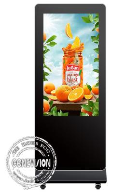 中国 75" 85" WiFiデジタルの表記を表示する移動可能な二重味方された同時性 販売のため