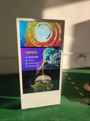 China Señalización capacitiva con pilas al aire libre del LCD Digital del tacto 43200mAh con el sistema de Android en venta