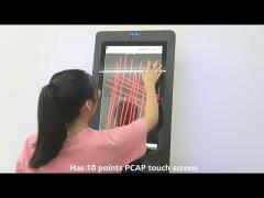 27 Inch Self Service Betaling Kiosk Cash Coin Loader Dispenser Windows Capacitief touchscreen