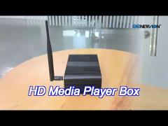 Android Smart TV Box com WiFi / 3G / 4G. 4K Streaming Media Player e Display de Publicidade