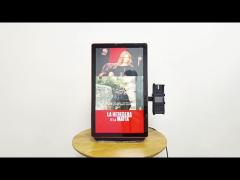 15.6/21.5/24 Inch Fast Food Ordering Payment Self-service Interactive Kiosk with Printer and Pos
