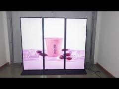 69.3 Inch Ultra Thin Stretched Display Full Screen Digital Signage Kiosk Ultra Wide LCD Floor Stand Kiosk in 4K Resolution