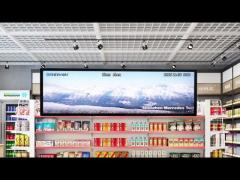 Anzeigen-Regal-Spitze LCD-Werbungs-Monitor Android OSs WIFI ultra weit ausgedehnter Nissen 48,5 Zoll IPS-Platten-700