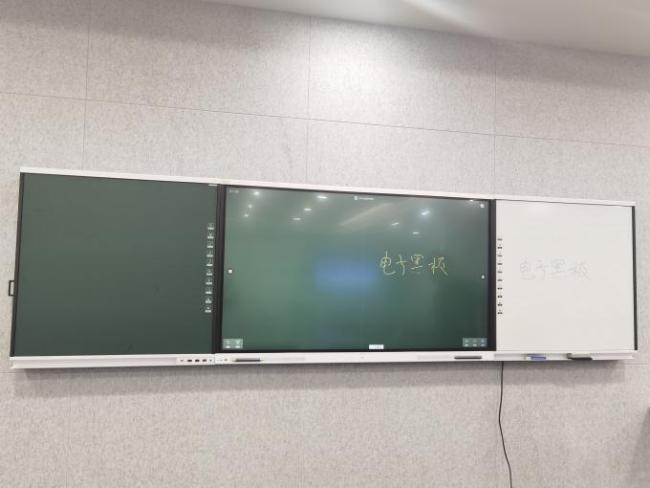 Intelligent Blackboard Recordable 75 86 98 Inch Whiteboard Greenboard OPS 40 Touch Points HDMI USB Port For University 5